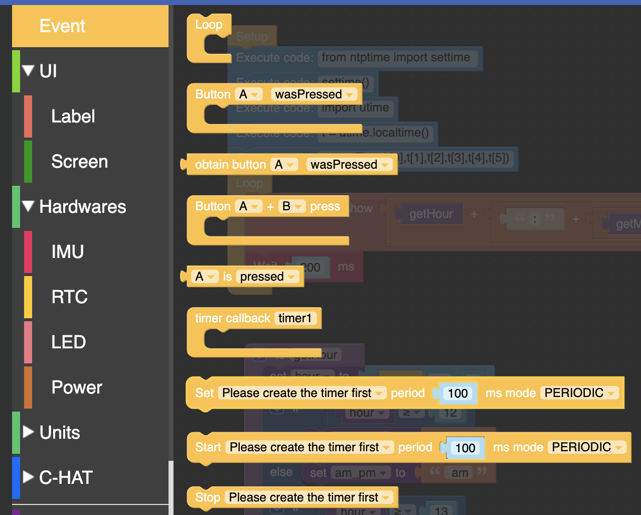 Timer is not working on uiFlow 1.4.5 | M5Stack Community