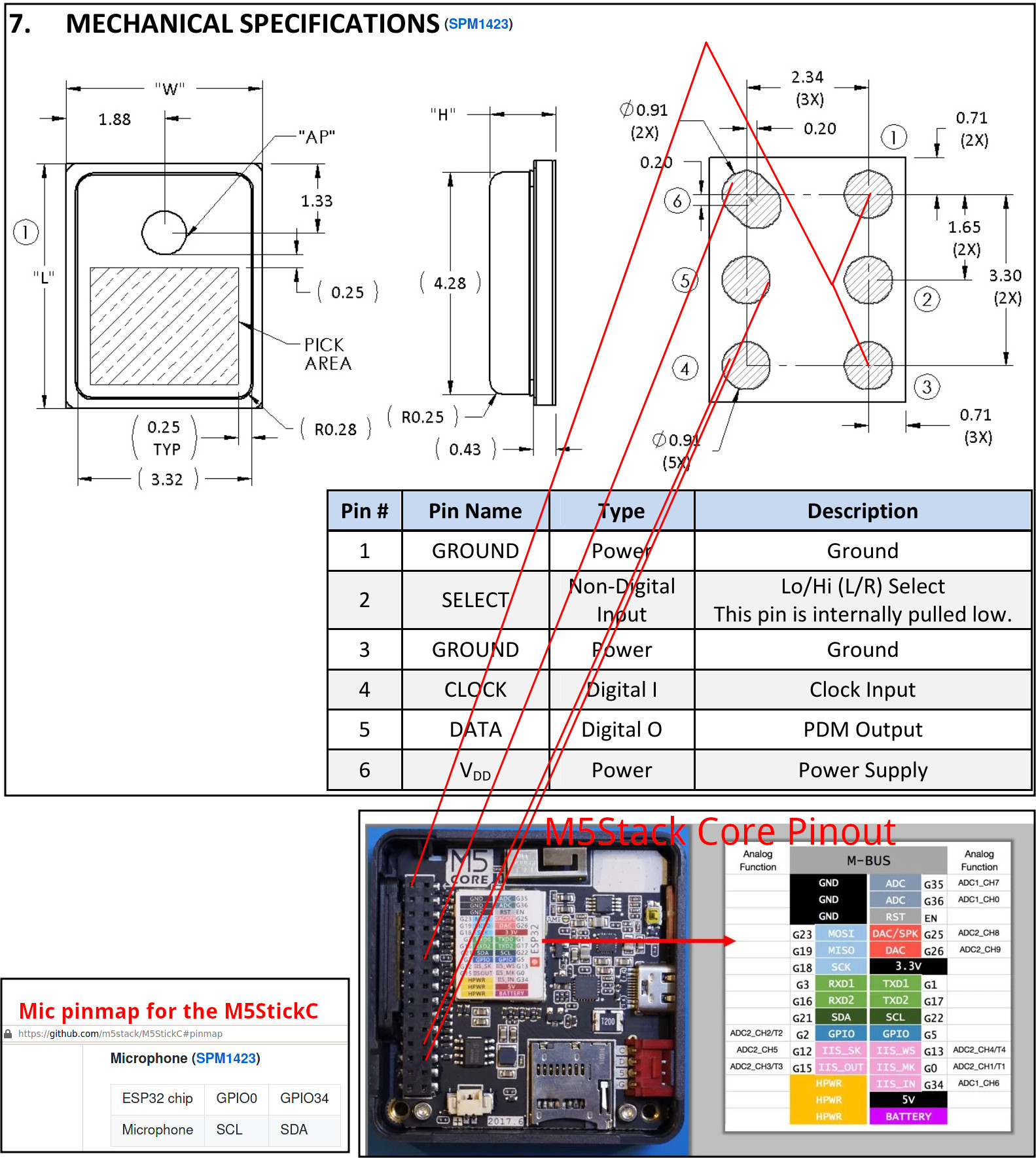 Adding a microphone to the Core+Watch kit | M5Stack Community