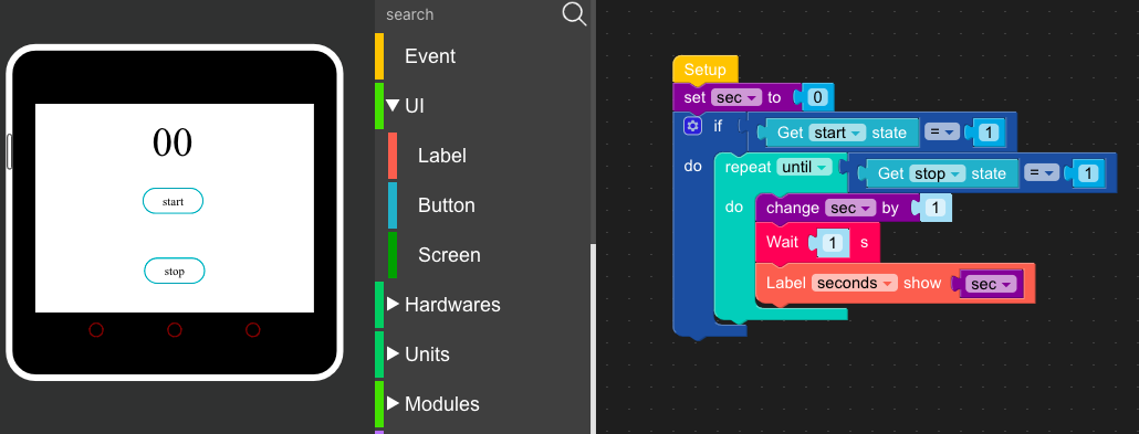 Stopwatch - Core2- Need help | M5Stack Community