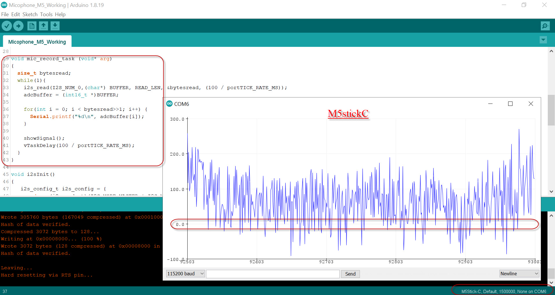 M5StickC PLUS microphone buffer value has an offset when compared to M5StickC | M5Stack Community