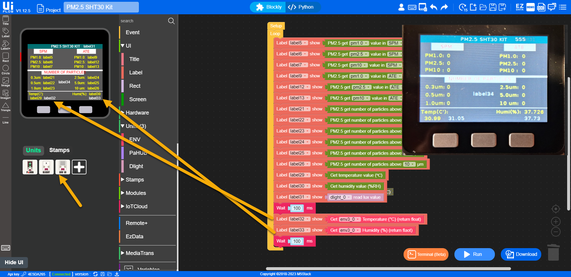 (PM2.5 + SHT30) and ENV III | M5Stack Community