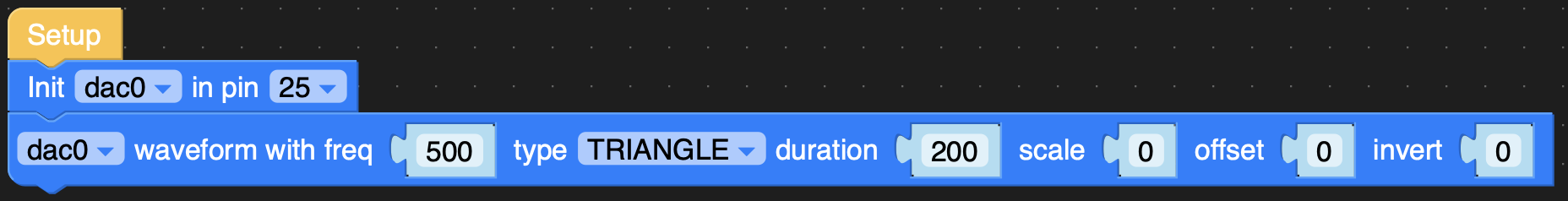 Triangle Waveform causes Core to reset in UIFLow | M5Stack Community